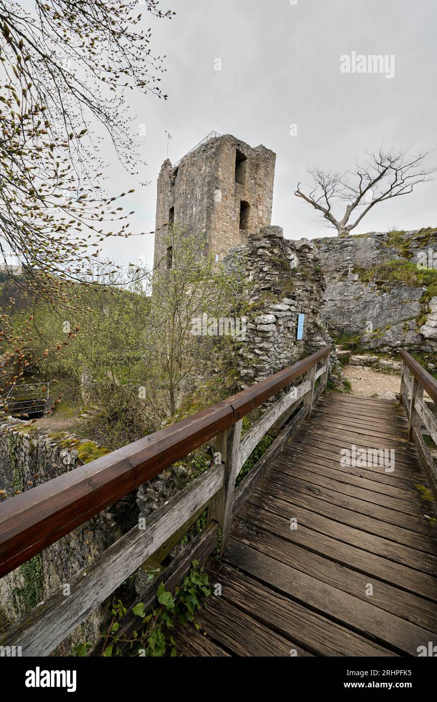 Germany, Bavaria, Upper Franconia, Franconian Switzerland, Wiesenttal ...