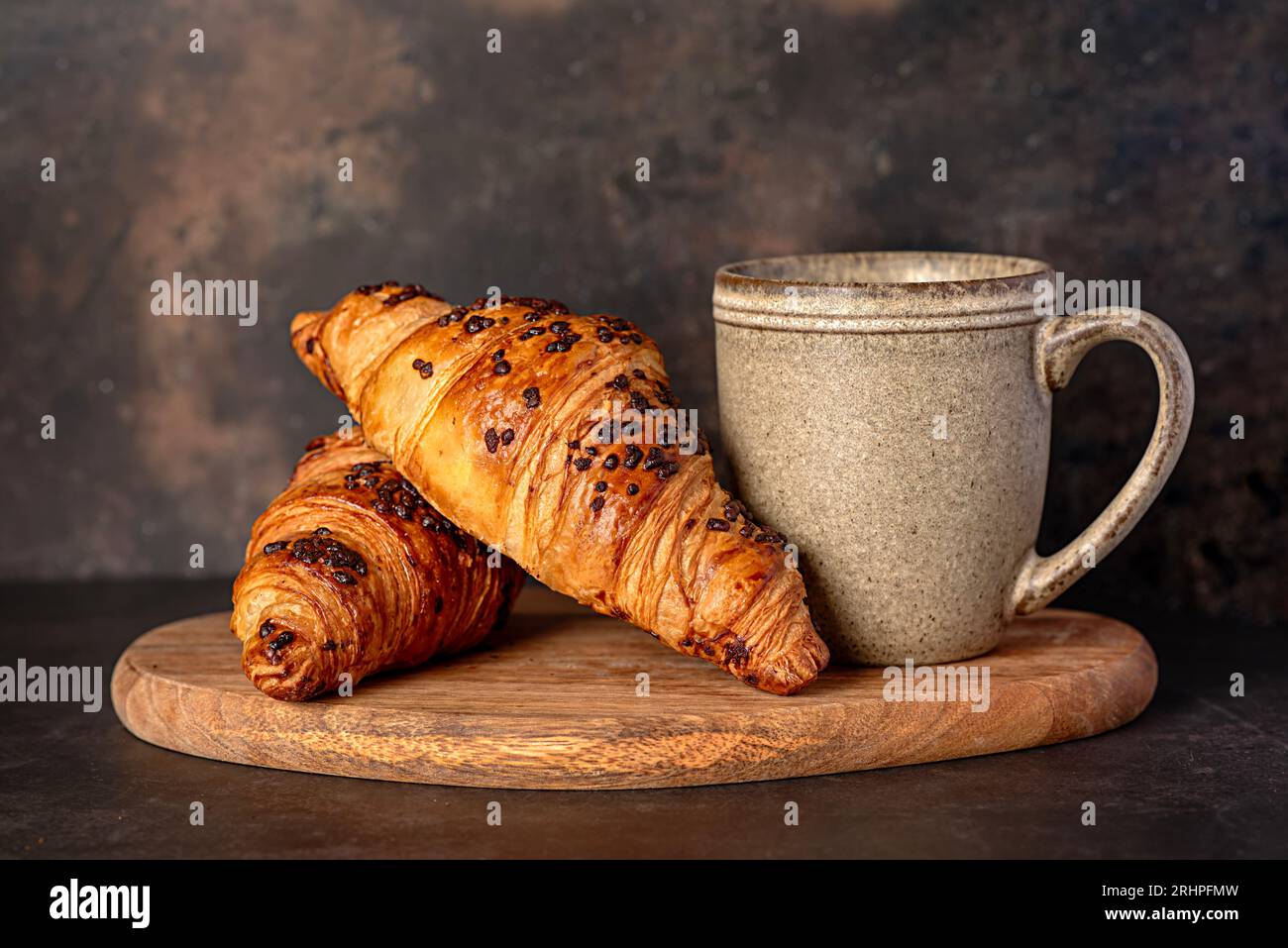 Food photography of Croissant, Coffee, Cappuccino, Breakfast, Caffeine ...