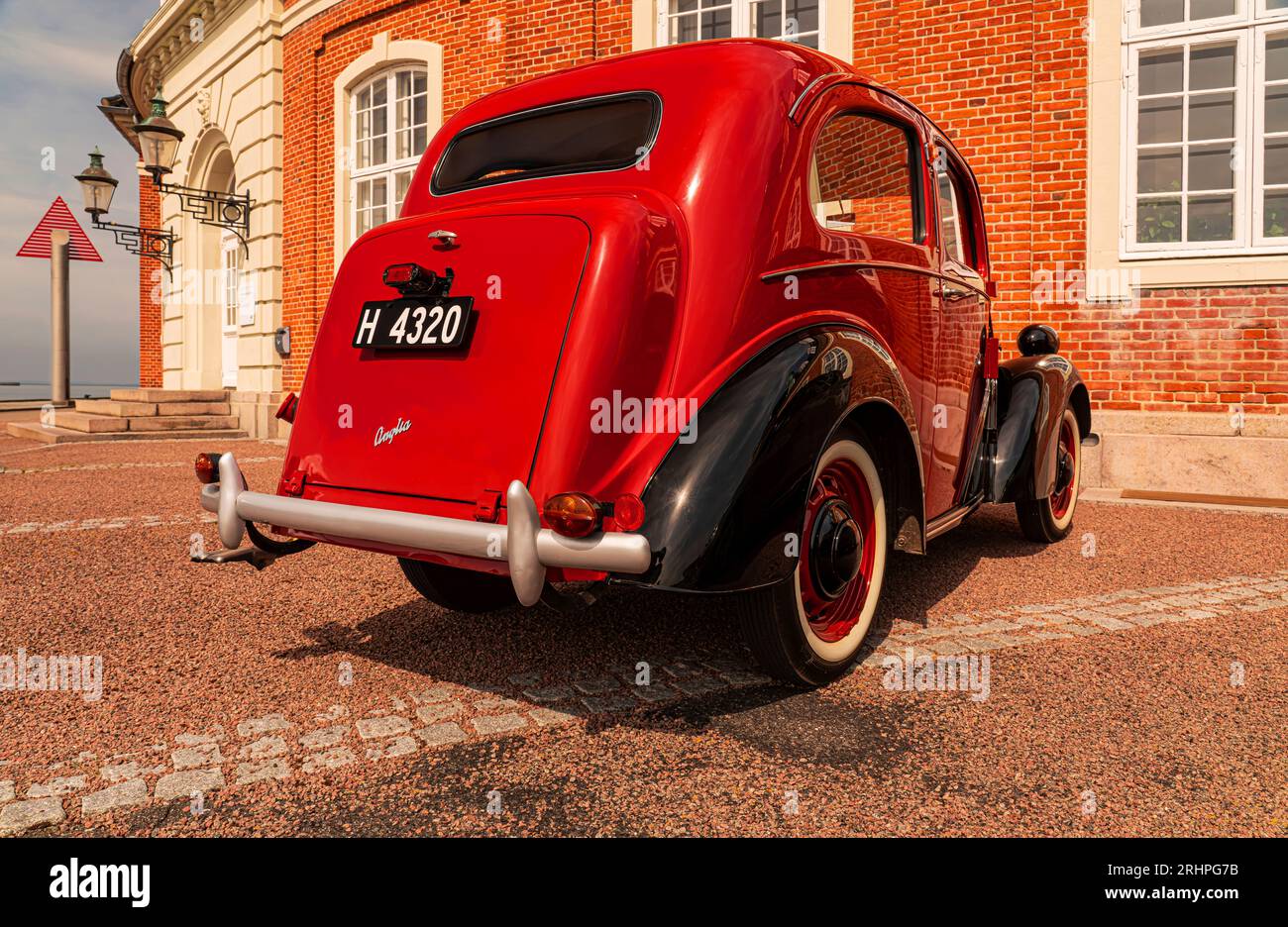 Vintage car "Ford Anglia", Korsor, Zealand, Denmark Stock Photo - Alamy
