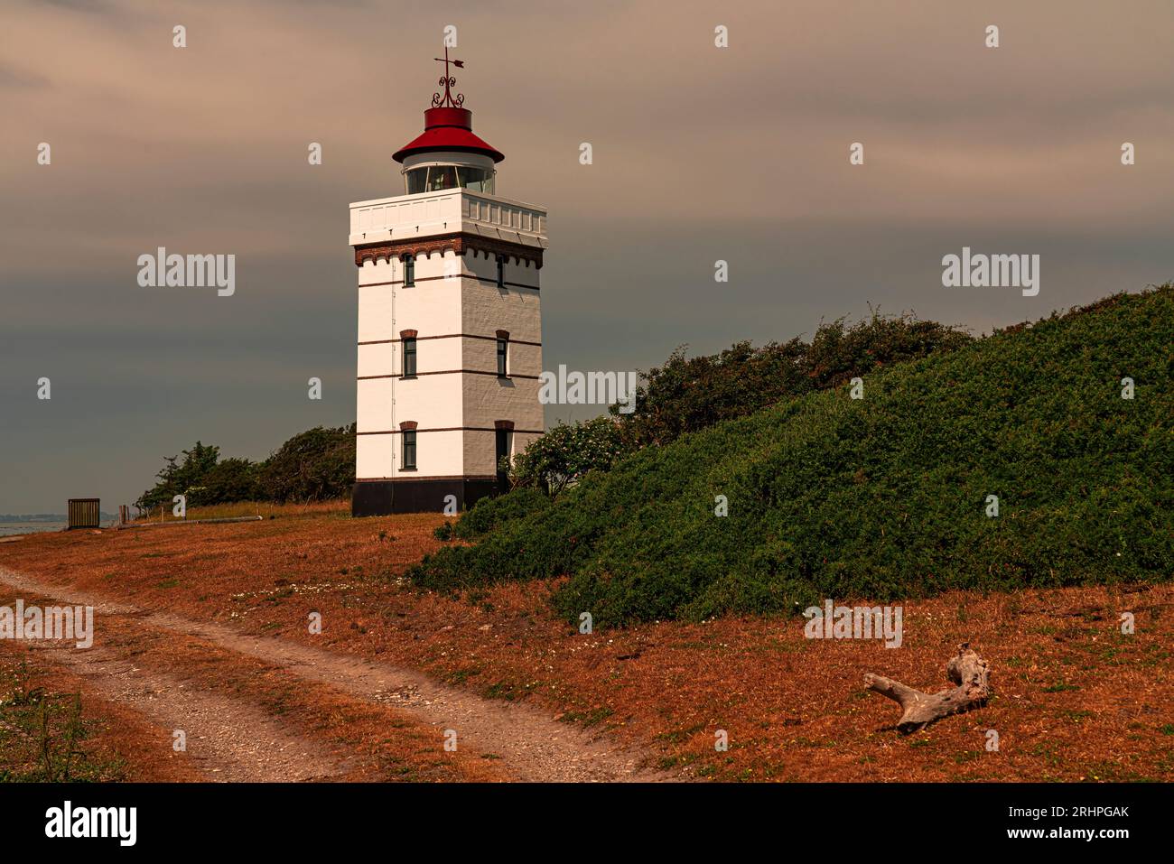 Helleholm Fyr, Agerso Island, Denmark Stock Photo - Alamy