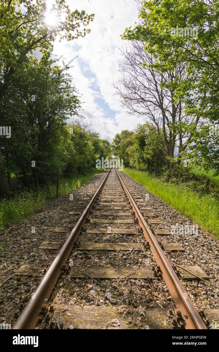 Railroad tracks, railroad tracks, abandoned, lonely, railroad tracks ...