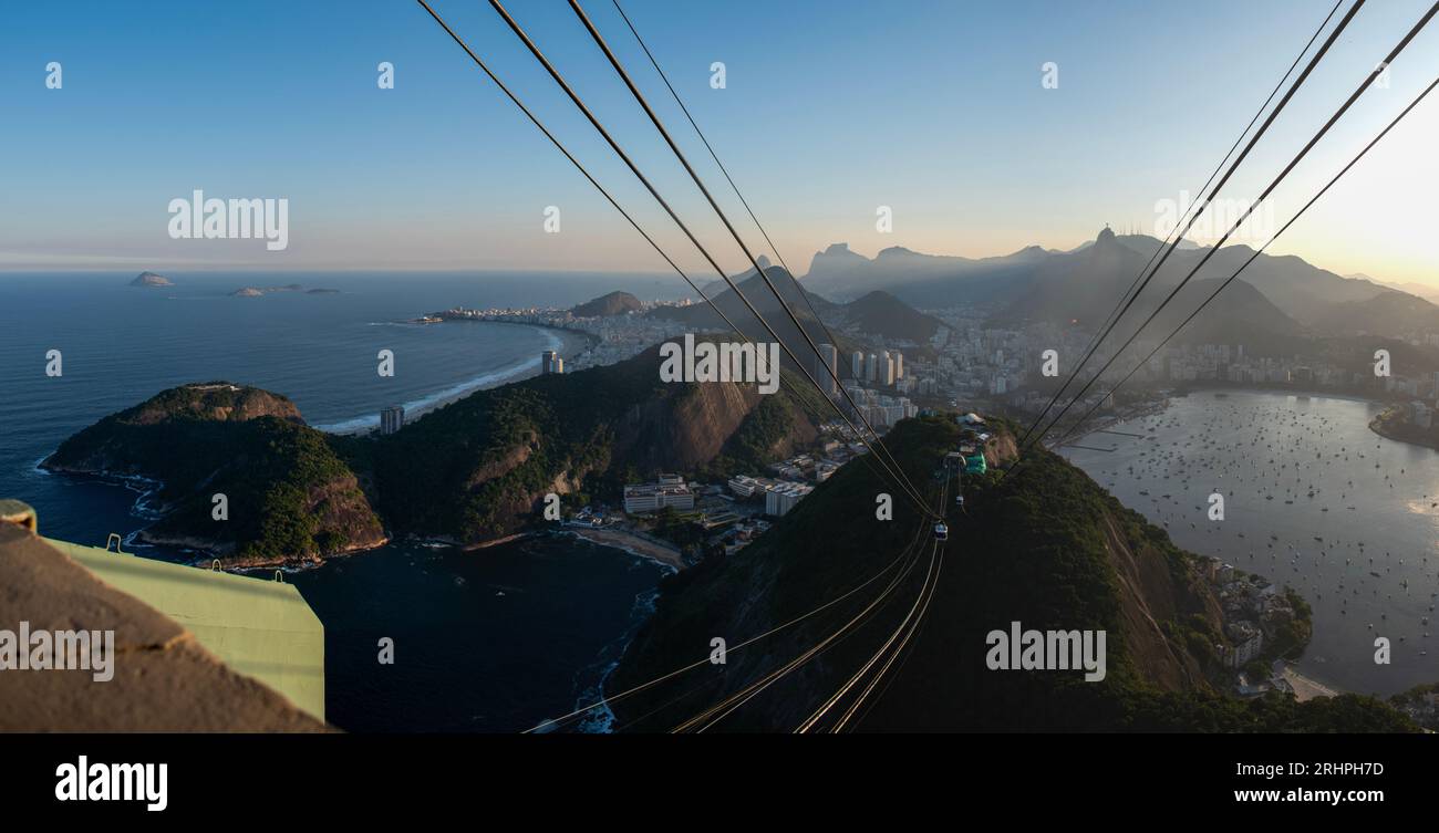 Rio de Janeiro, Brazil: the Sugarloaf Cable Car and the stunning ...