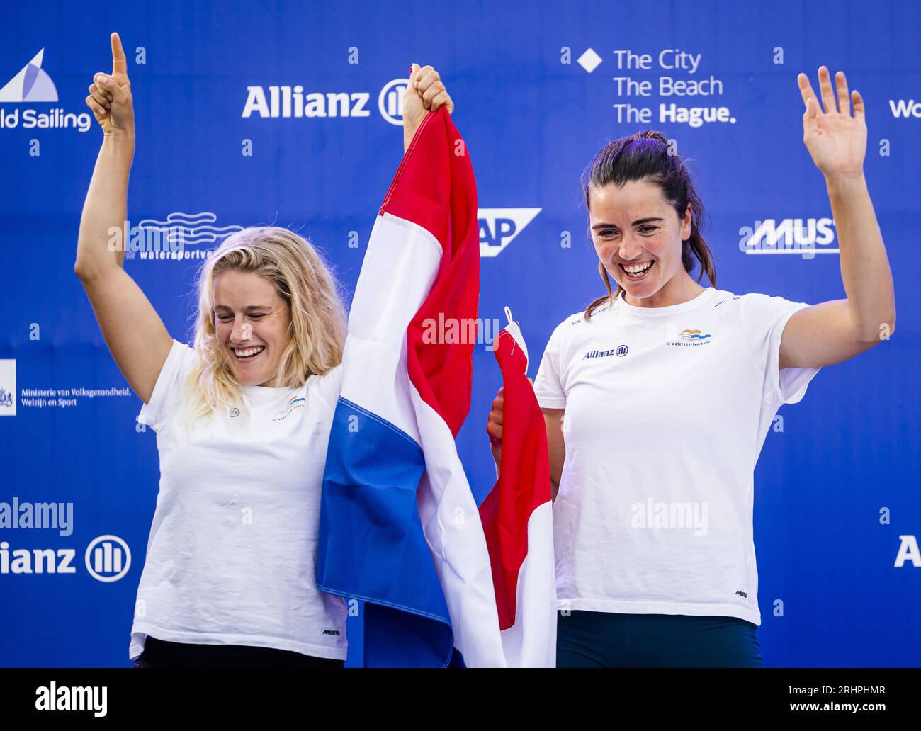 SCHEVENINGEN - Odile van Aanholt and Annette Duetz of the Netherlands ...