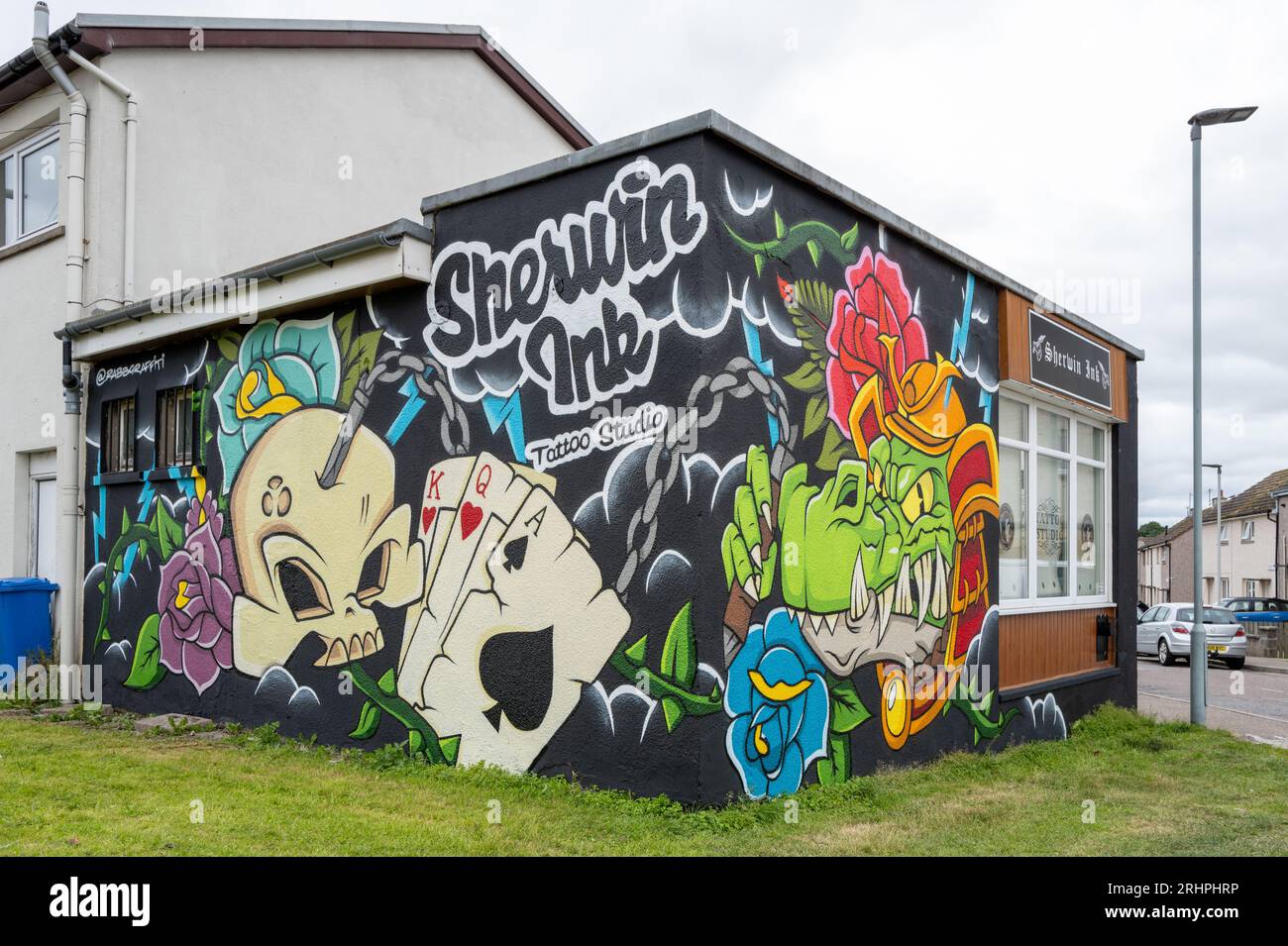 Sherwin Ink, Elgin, Moray, UK. 18th Aug, 2023. This is the Tattoo ...