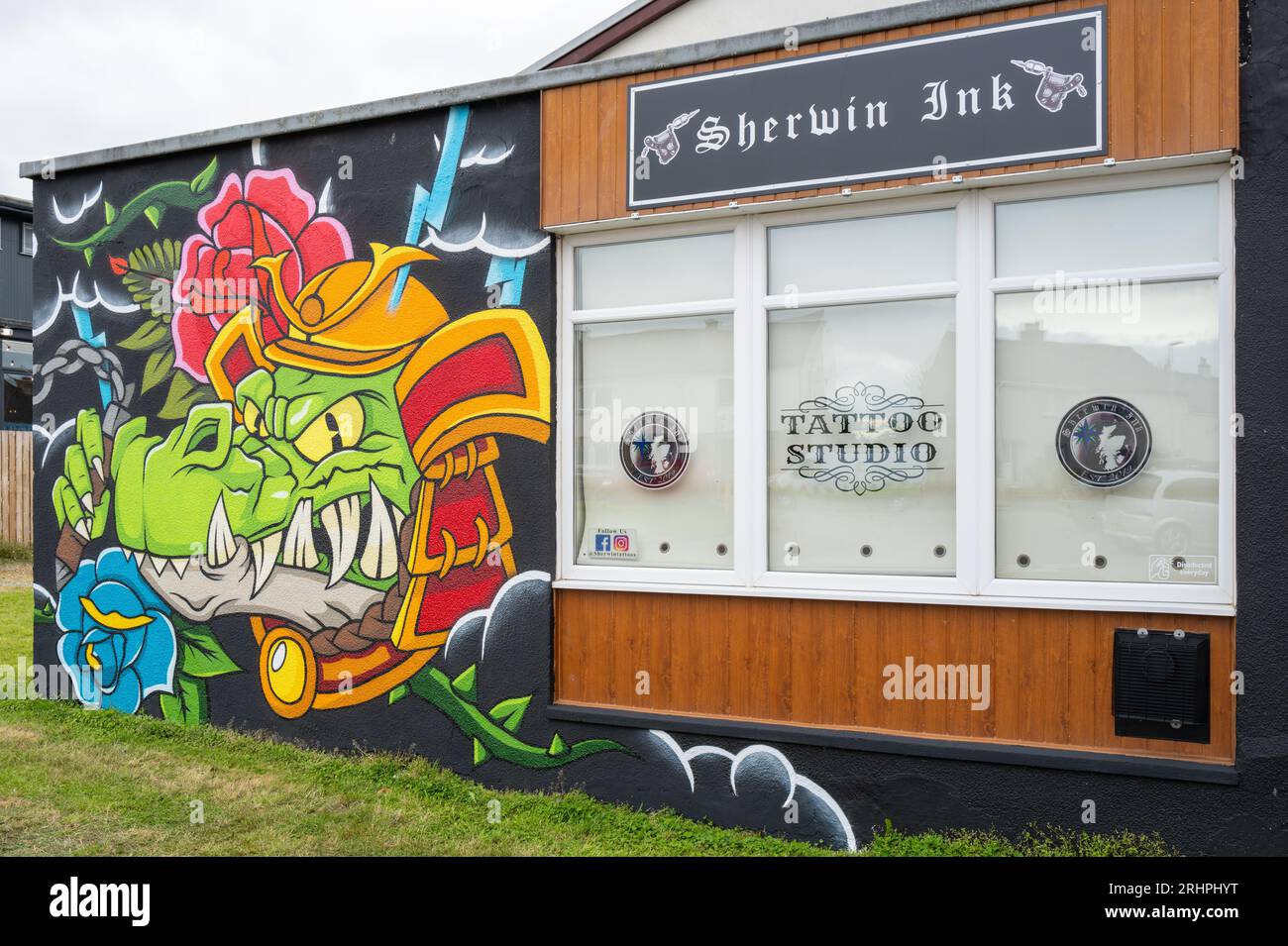 Sherwin Ink, Elgin, Moray, UK. 18th Aug, 2023. This is the Tattoo ...