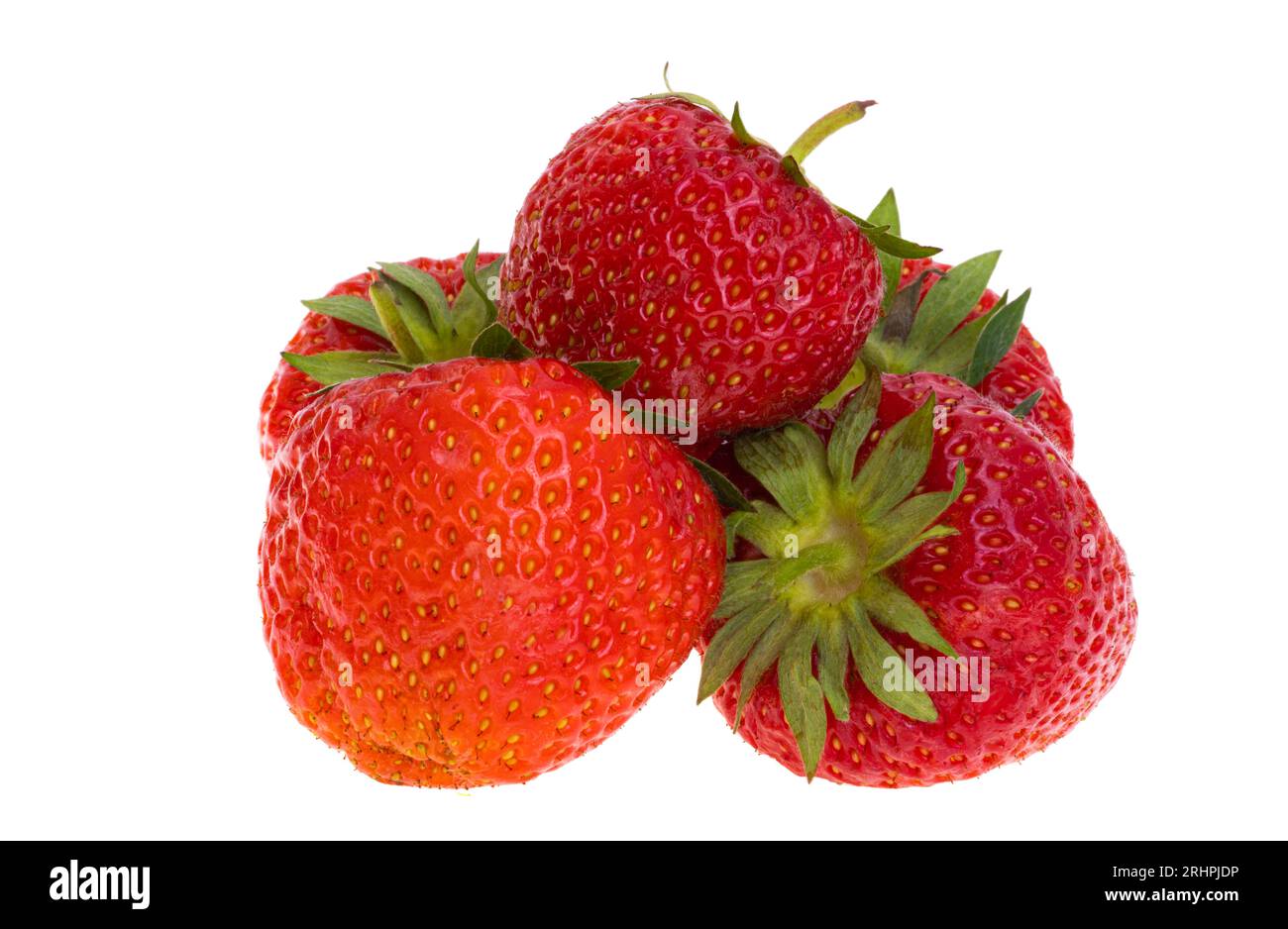 strawberry isolated on white background Stock Photo - Alamy