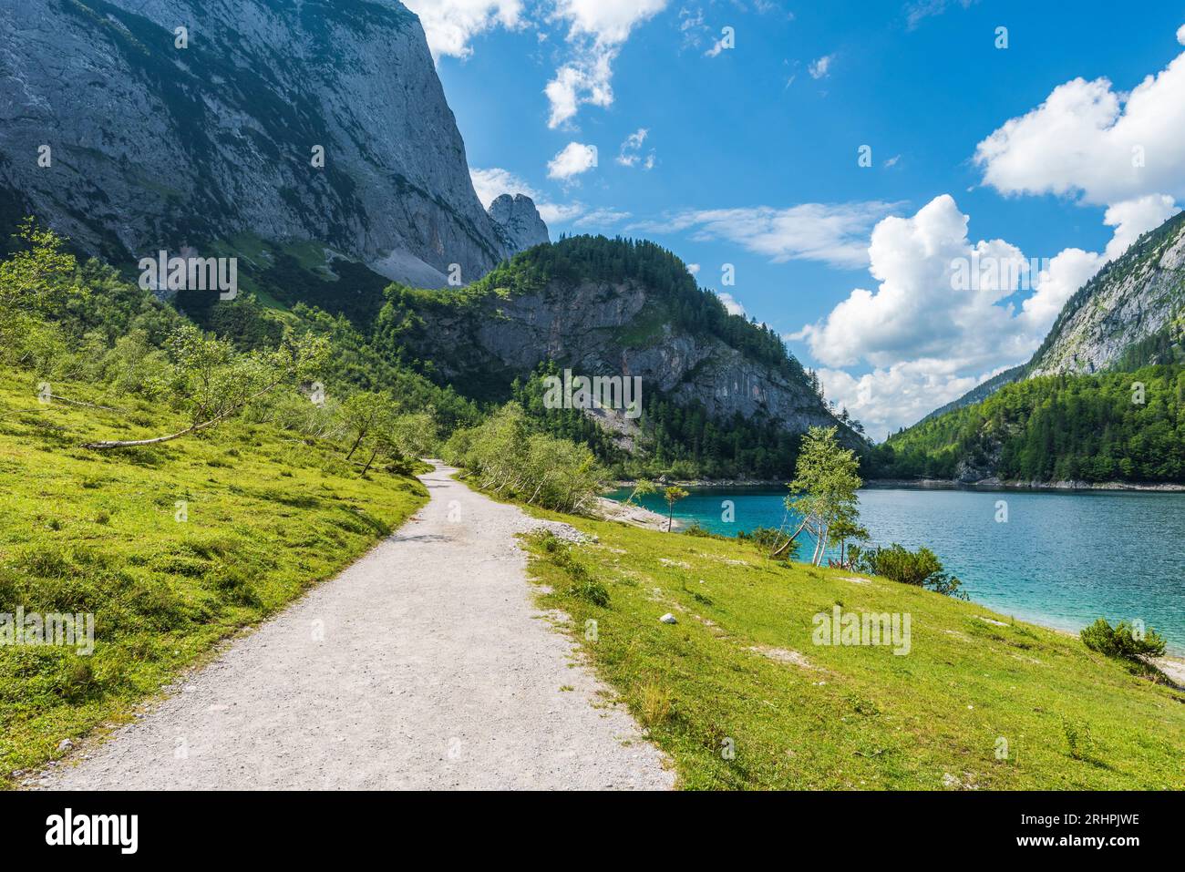 Panoramic view gosausee lake dachstein hi-res stock photography and ...