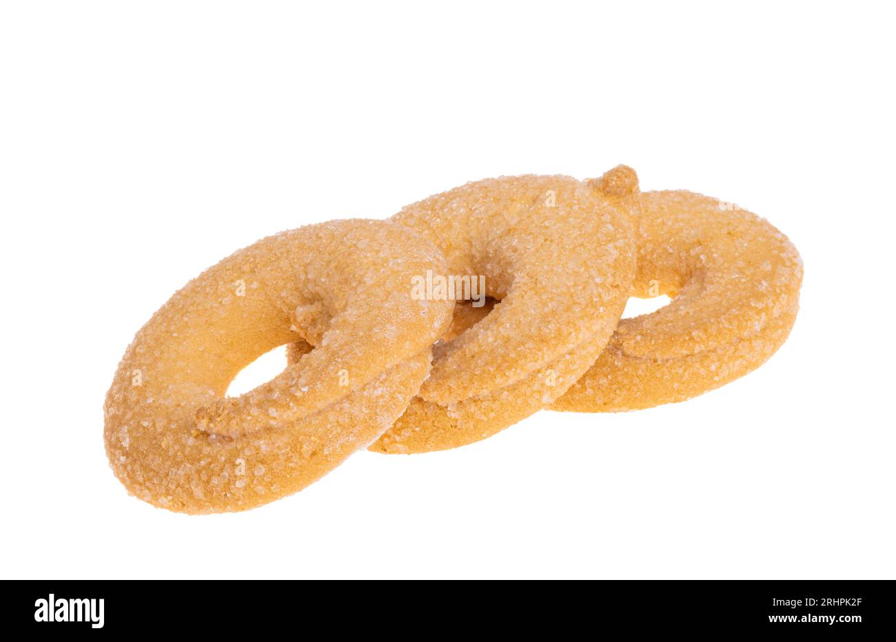 cookie rings isolated on white background Stock Photo - Alamy