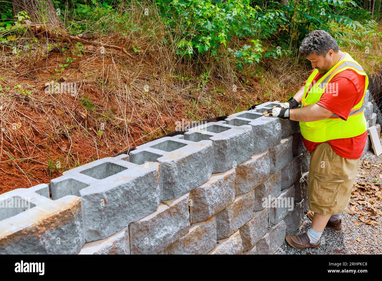 Concrete Block Retaining Wall Construction Details