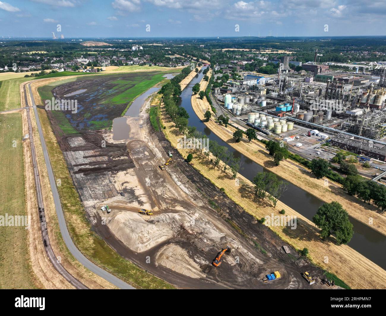 Aerial view oq chemicals hi-res stock photography and images - Alamy