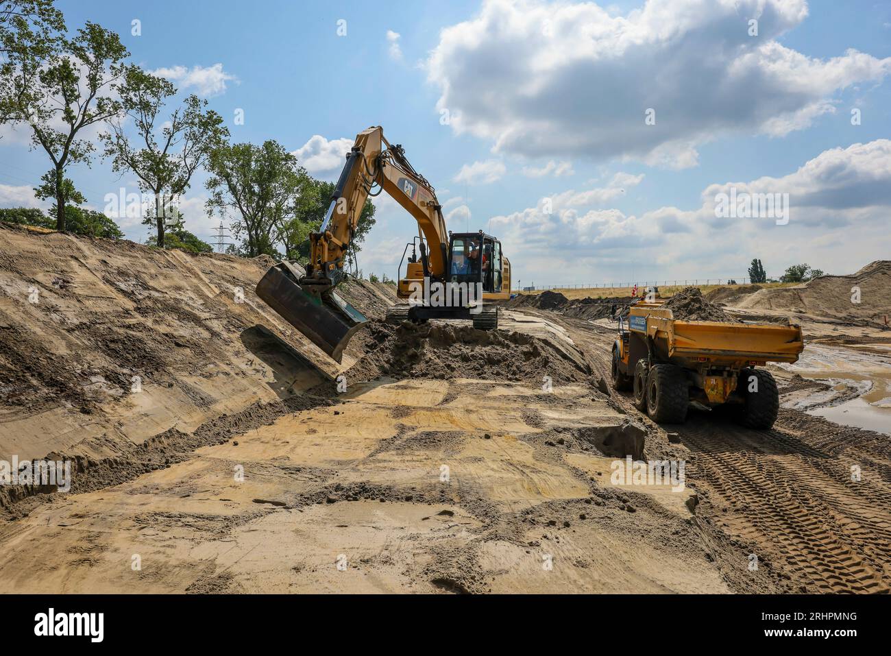 Oberhausen, North Rhine-Westphalia, Germany - Renaturalization of the ...