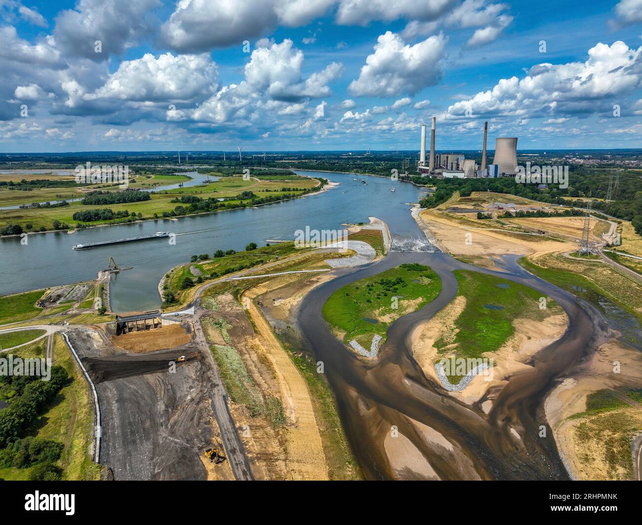 Dinslaken, Voerde, North Rhine-Westphalia, Germany - Renaturation of ...