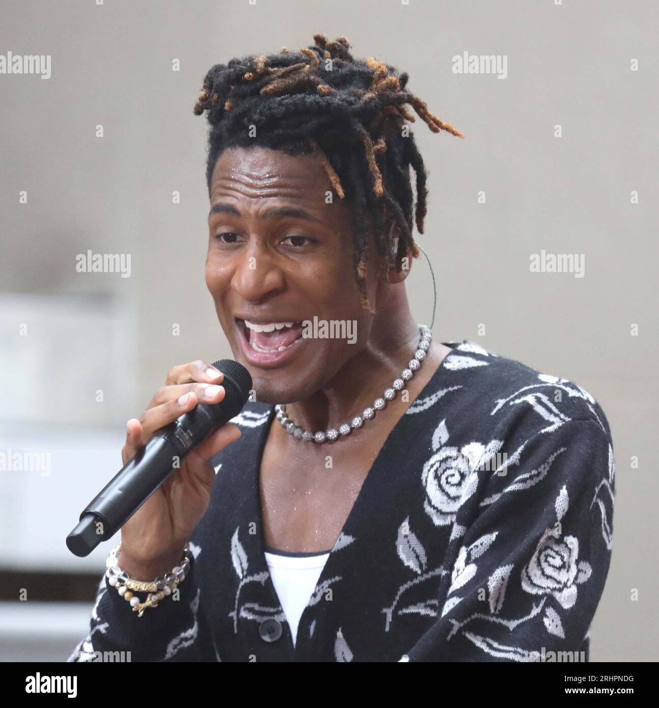 August 18, 2023, New York City, New York, USA: Musician/singer JON ...