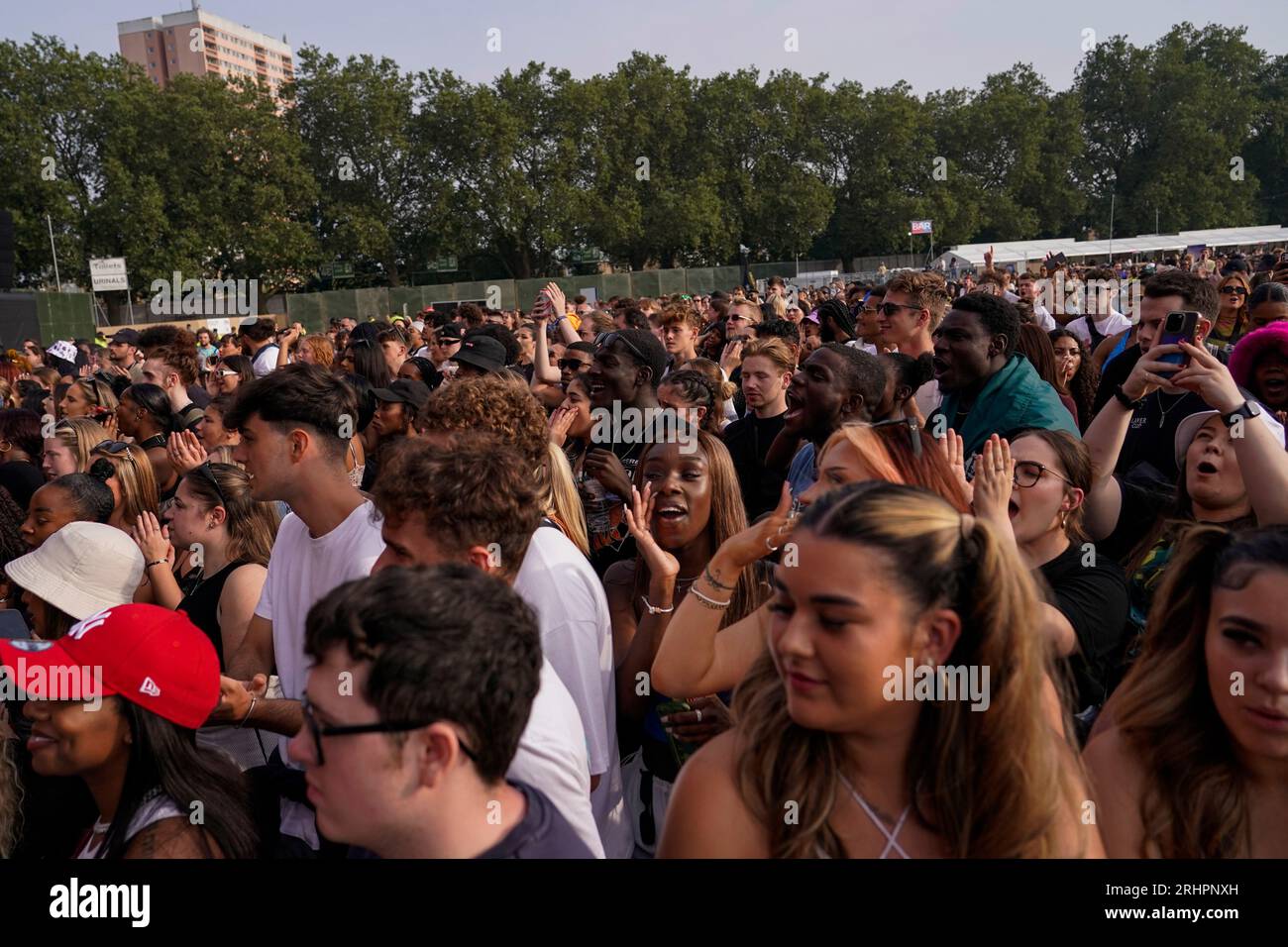 Lucky Daye performs at All Points East festival in Victoria Park ...