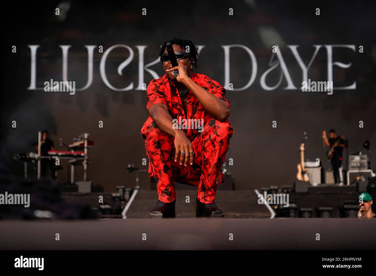 Lucky Daye performs at All Points East festival in Victoria Park ...