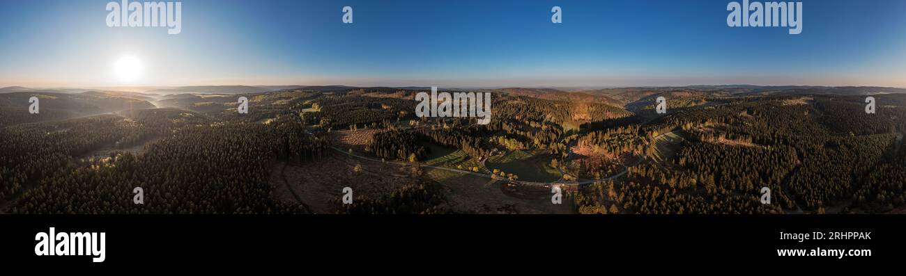 Drone footage forests mountain valleys hi-res stock photography and ...