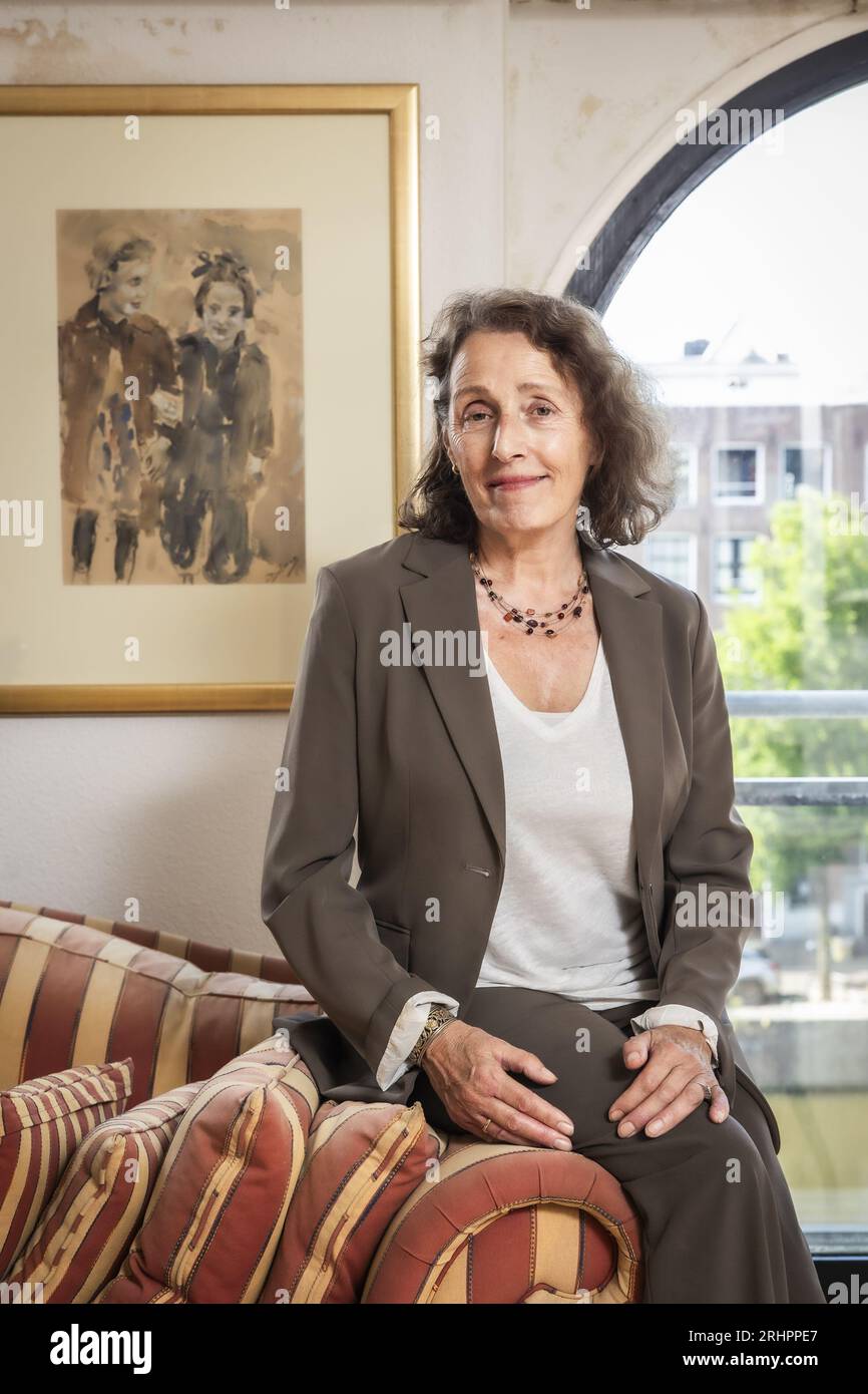 AMSTERDAM - Portrait of Ina Brouwer, former party leader of GroenLinks ...