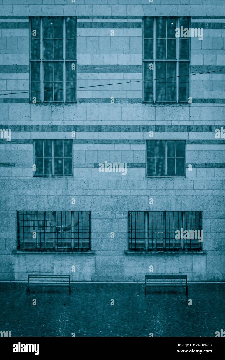 Part of facade of museum of contemporary art hi-res stock photography ...