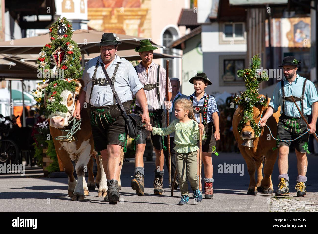 Almabtrieb mittenwald hi-res stock photography and images - Alamy