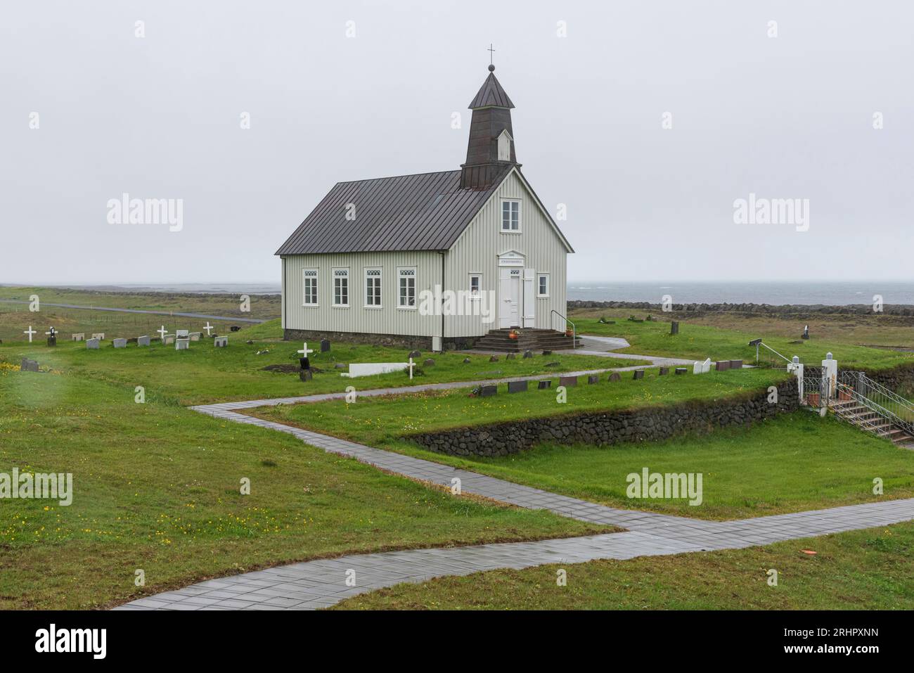 South coast of Iceland in early summer 2021, Strandarkirkja and ...