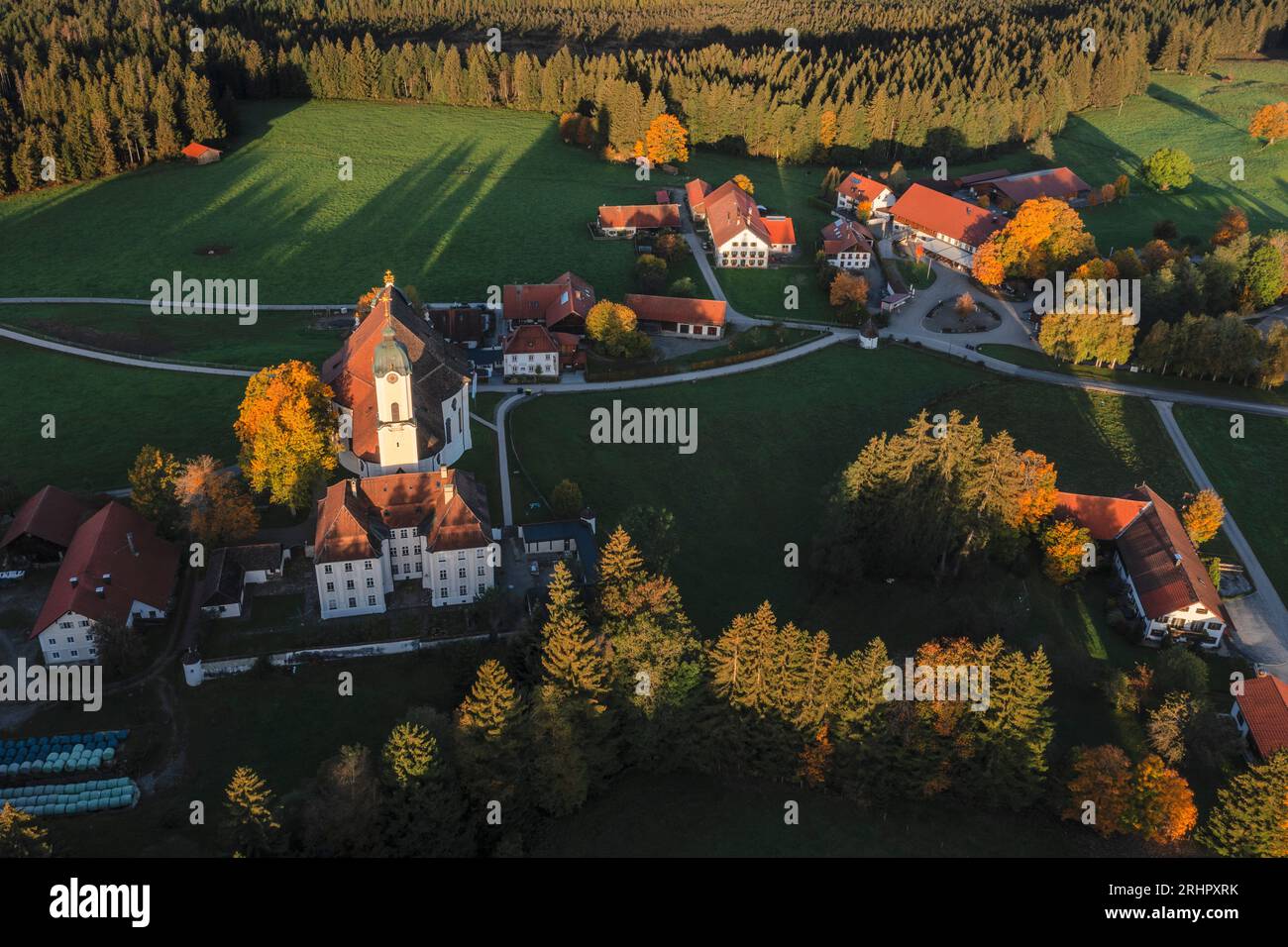 Wieskirche pilgrimage church, UNESCO World Heritage Site, Steingaden ...