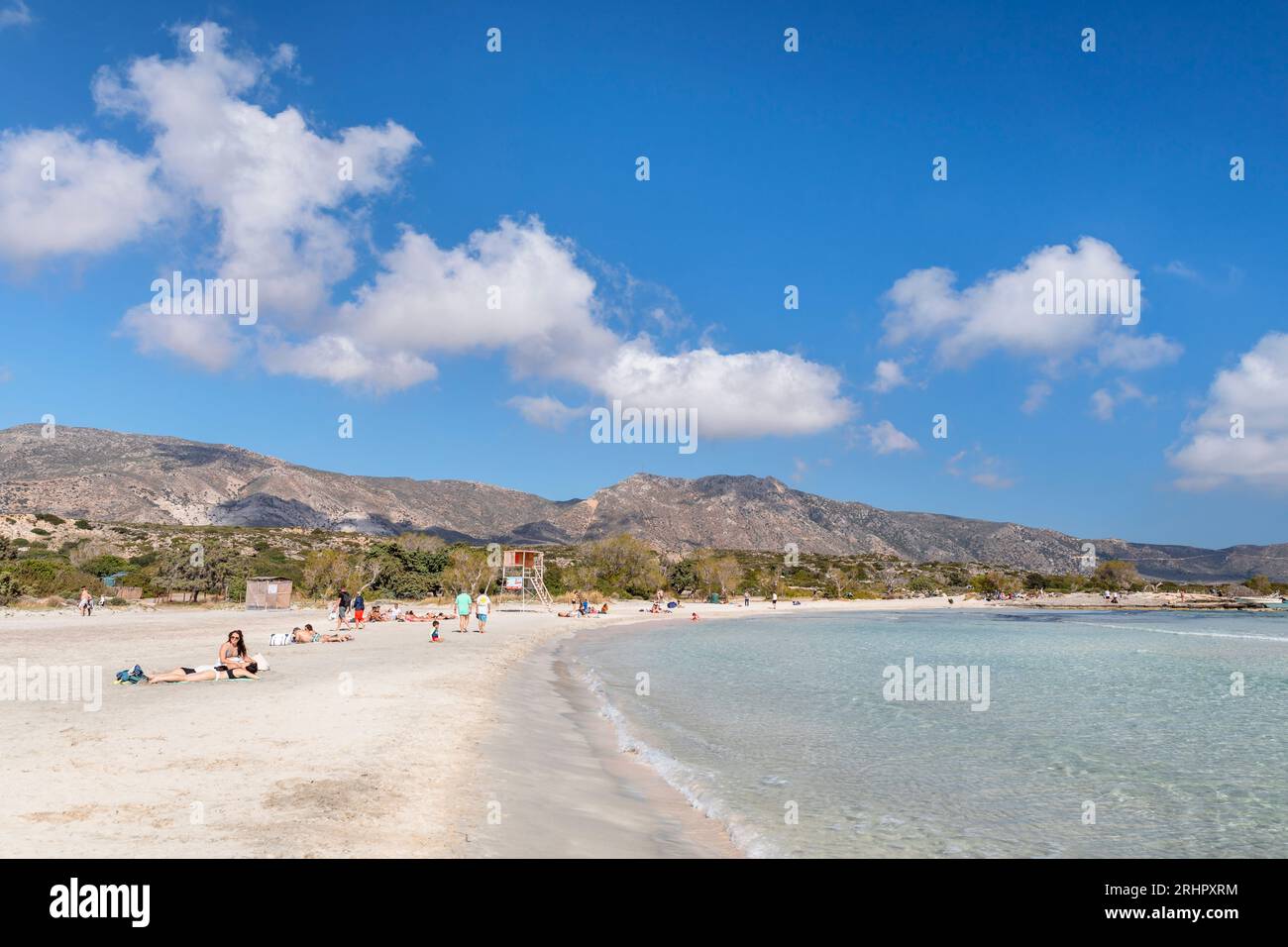 Elafonisi beach, west coast, Crete, Greece Stock Photo - Alamy