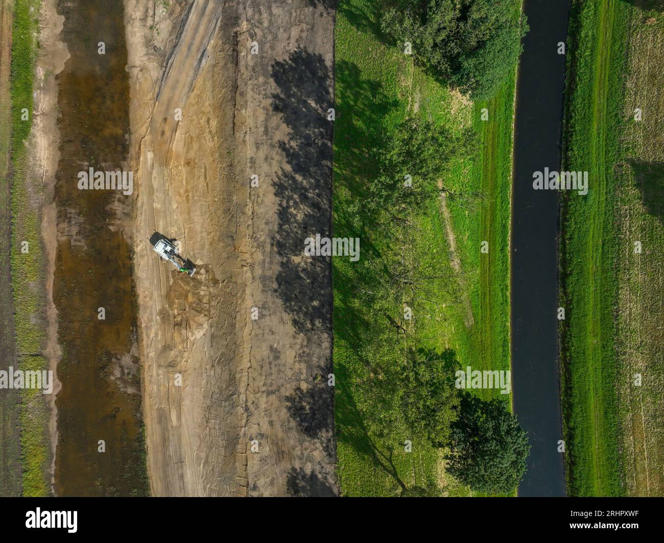 Oberhausen, North Rhine-Westphalia, Germany - Renaturalization of the ...