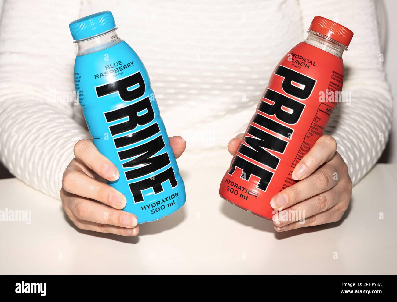 Prime hydration energy drink hi-res stock photography and images - Alamy