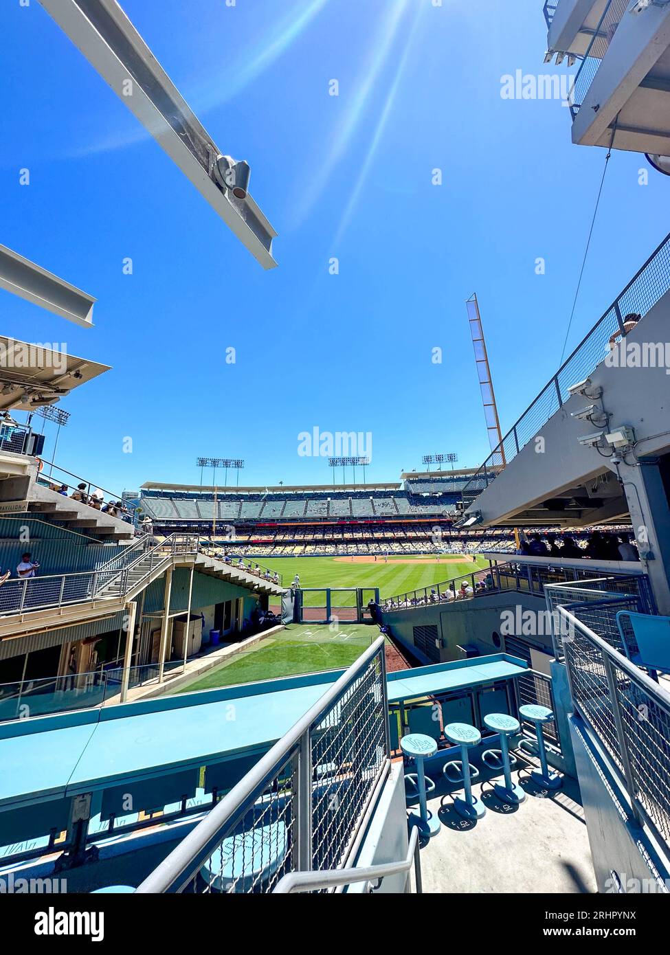 Dodger Stadium, baseball stadium of the Los Angeles Dodgers located ...