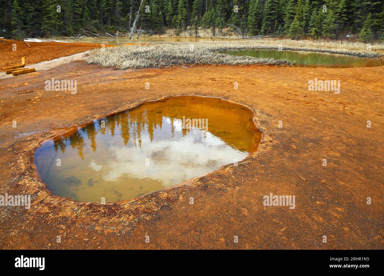 Paint Pots, Canada Stock Photo - Alamy