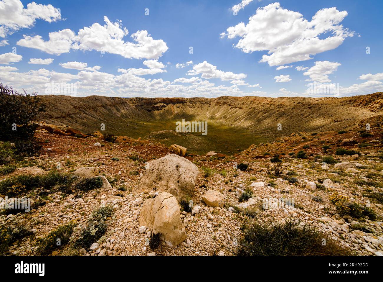 Meteor Crater National Landmark, Arizona, USA Stock Photo - Alamy