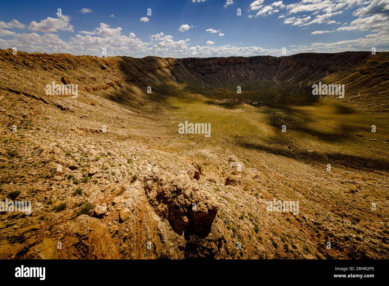 Meteor Crater National Landmark, Arizona, USA Stock Photo - Alamy