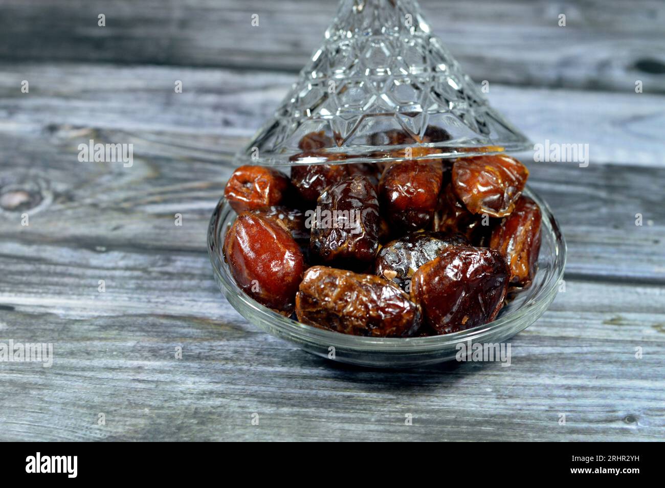Ajwa dates, a cultivar of the palm date that is widely grown in Medina ...