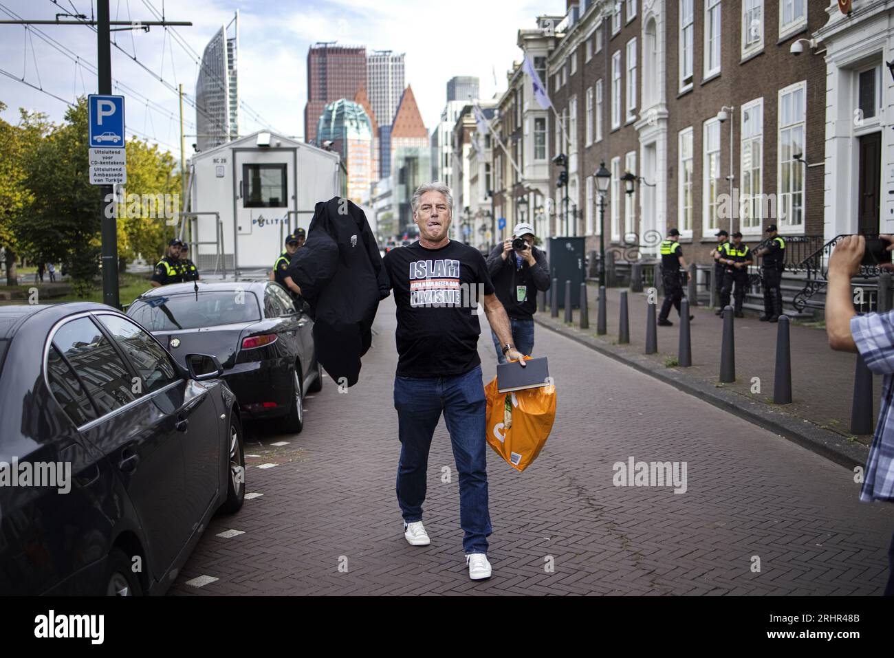 THE HAGUE - Pegida foreman Edwin Wagensveld during the protest of anti ...