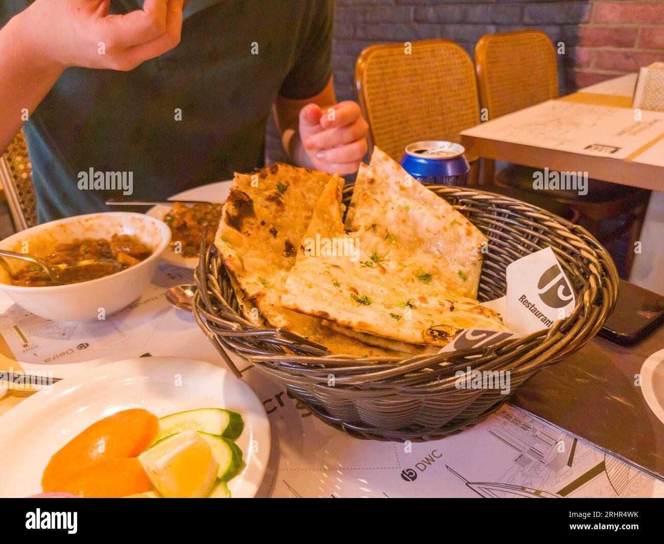 Close up footage of popular asian bread, nan Stock Photo - Alamy