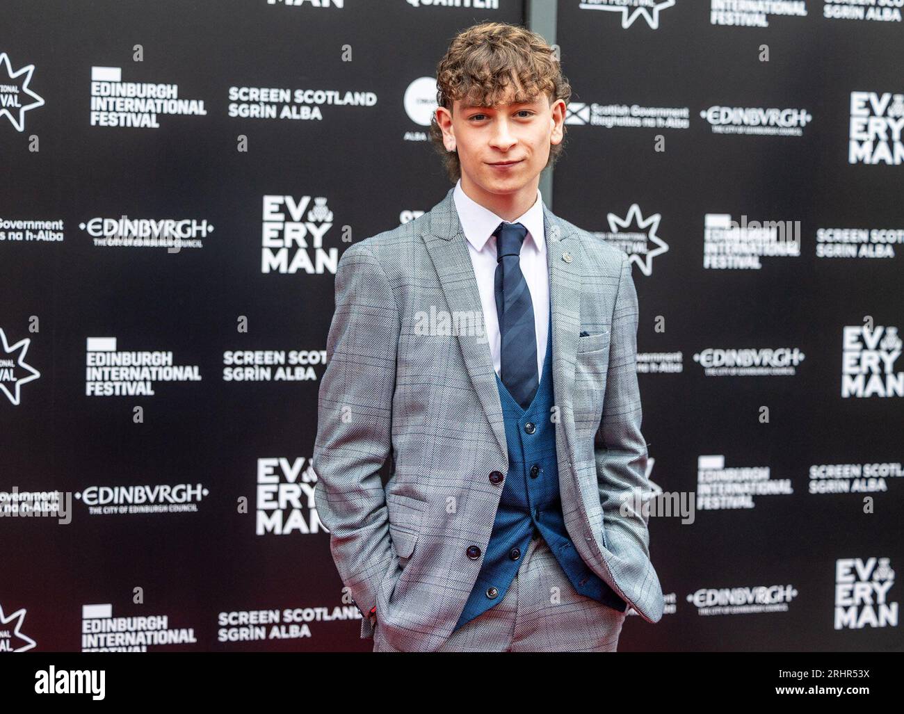 Edinburgh, United Kingdom. 18 August, 2023 Pictured: Louis McCartney ...