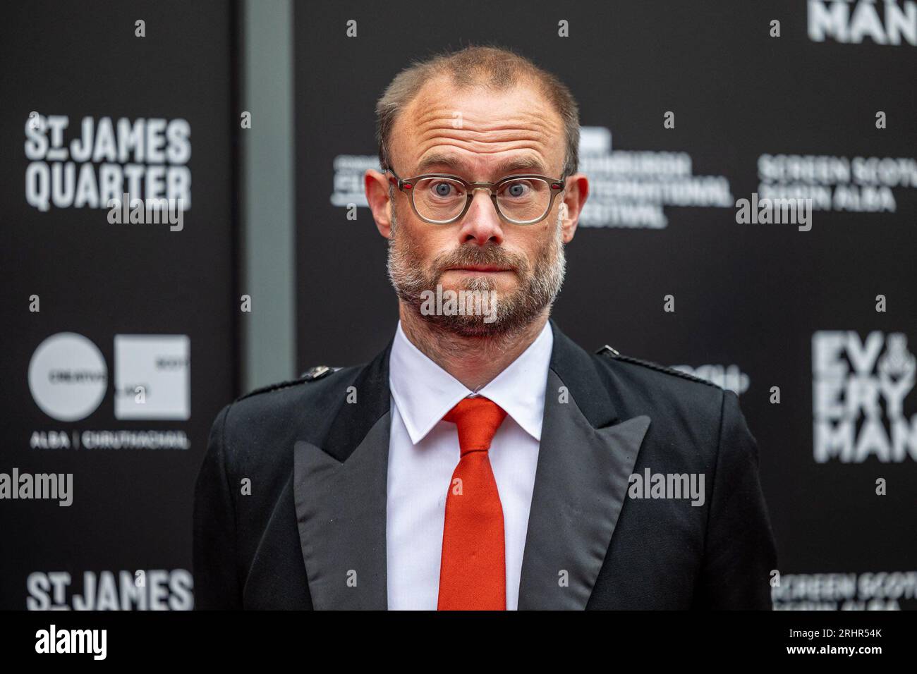 Edinburgh, United Kingdom. 18 August, 2023 Pictured: Johnny Barrington ...