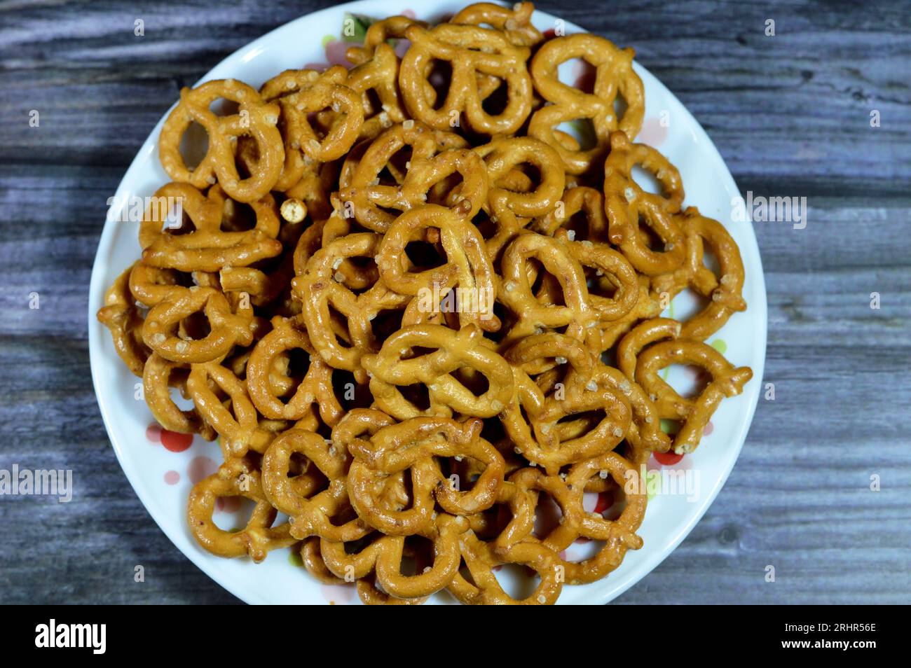 Pretzels, type of baked pastry made from dough that is commonly shaped ...