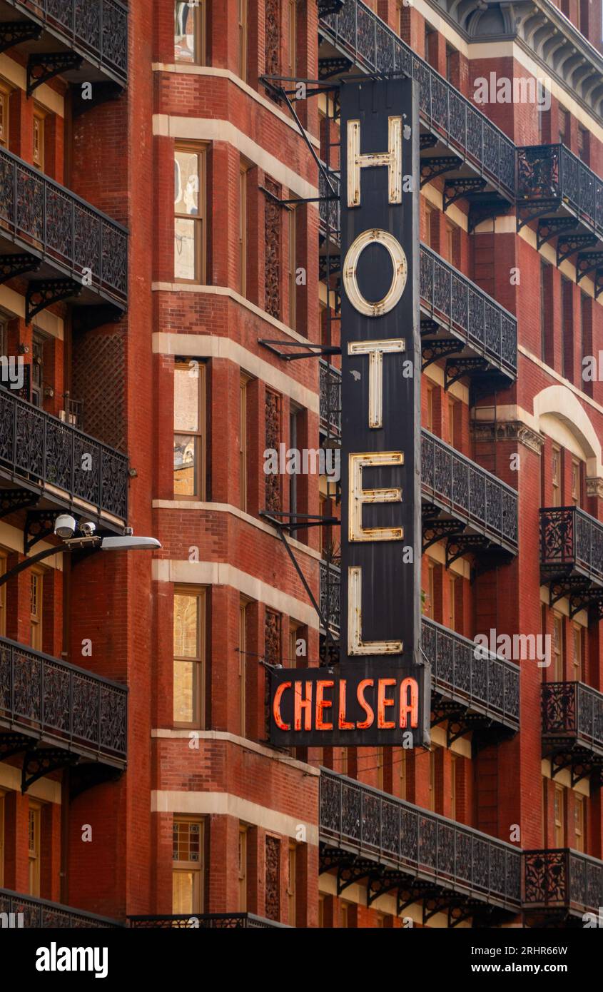 The chelsea hotel nyc hi-res stock photography and images - Alamy