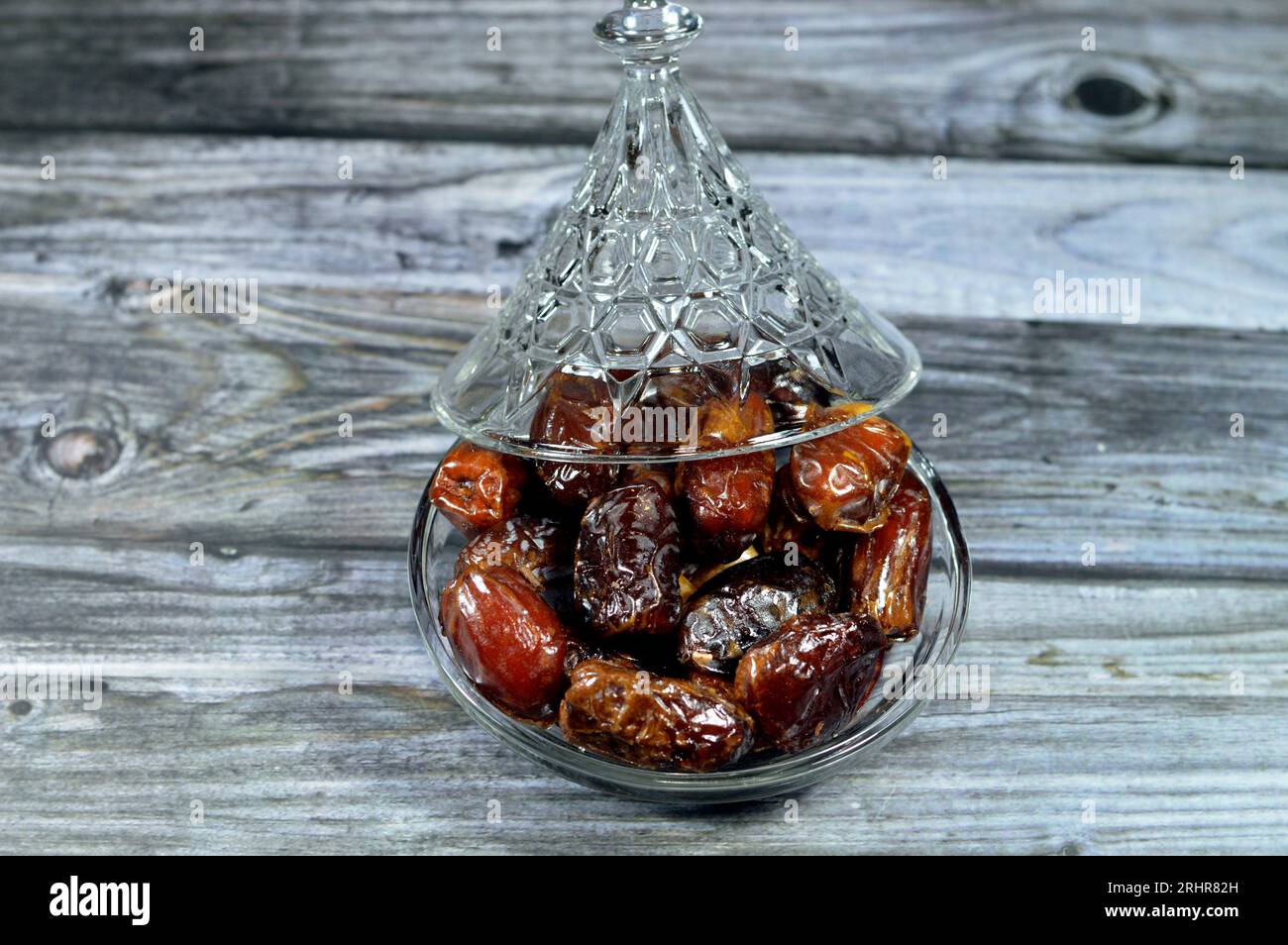 Ajwa dates, a cultivar of the palm date that is widely grown in Medina ...