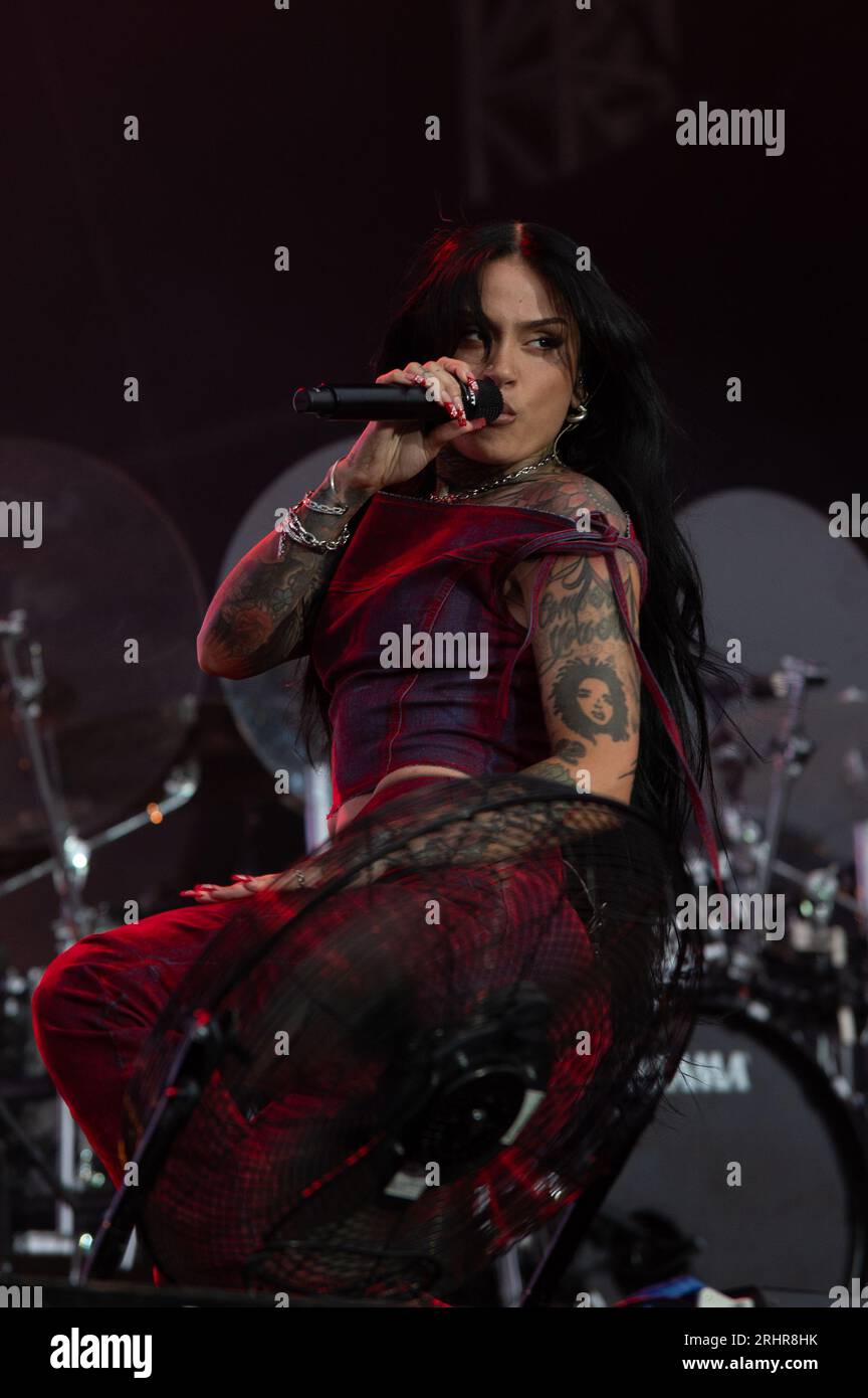 London, United Kingdom. 18th August 2023. Kehlani performs live on ...