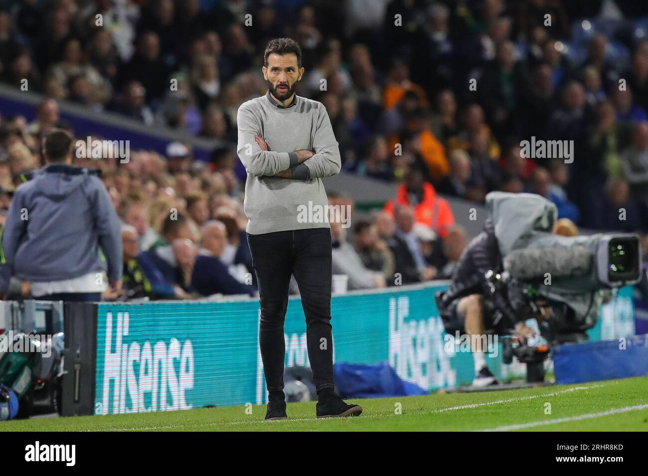 Carlos Corberán manager of West Bromwich Albion during the Sky Bet ...