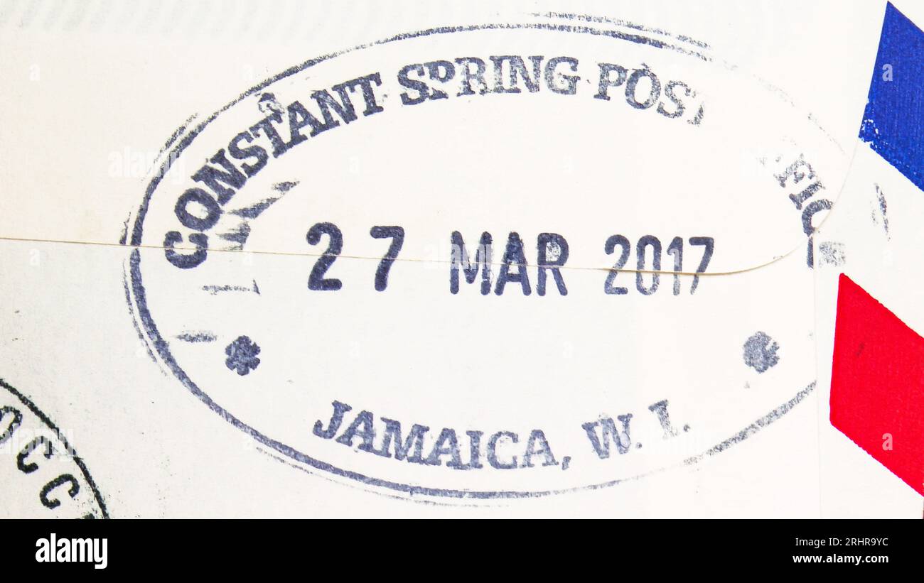 MOSCOW, RUSSIA - JUNE 8 2023: Postage stamp printed in Jamaica shows ...