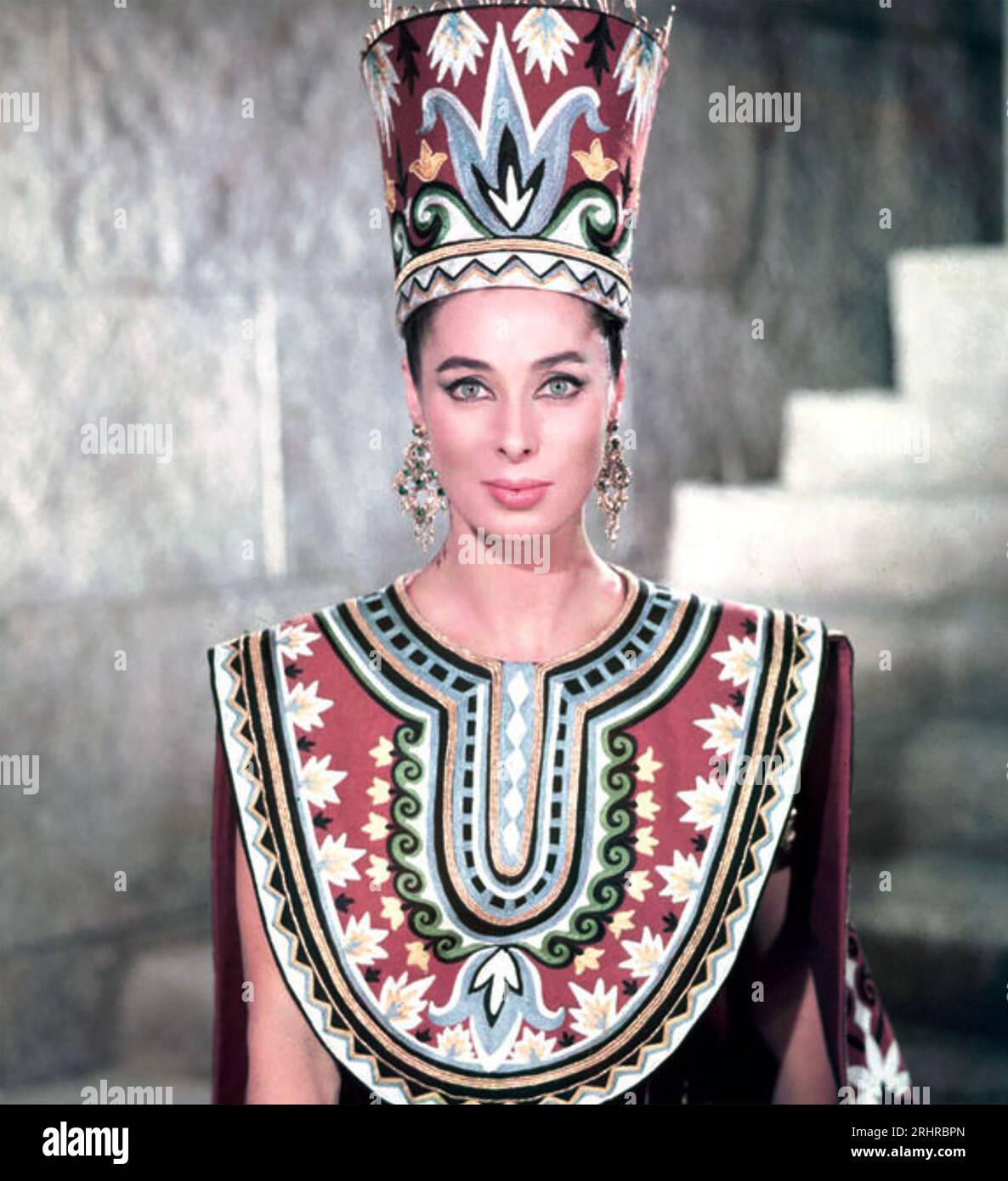 RITA GAM (1927-2016) American film actress as Herodias in the 1961 MGM ...