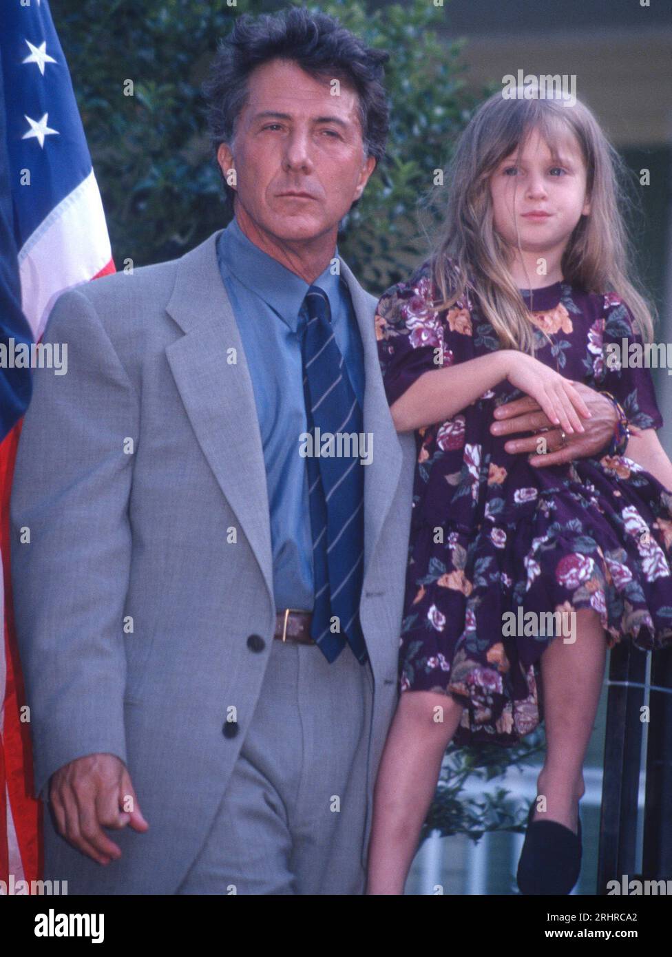 1993 Dustin Hoffman Alexandra daughter John Barrett/PHOTOlink.net Stock ...
