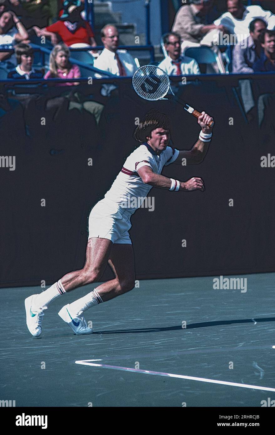 Jimmy Connors (USA) competing at the 1981 US Open Tennos Stock Photo ...