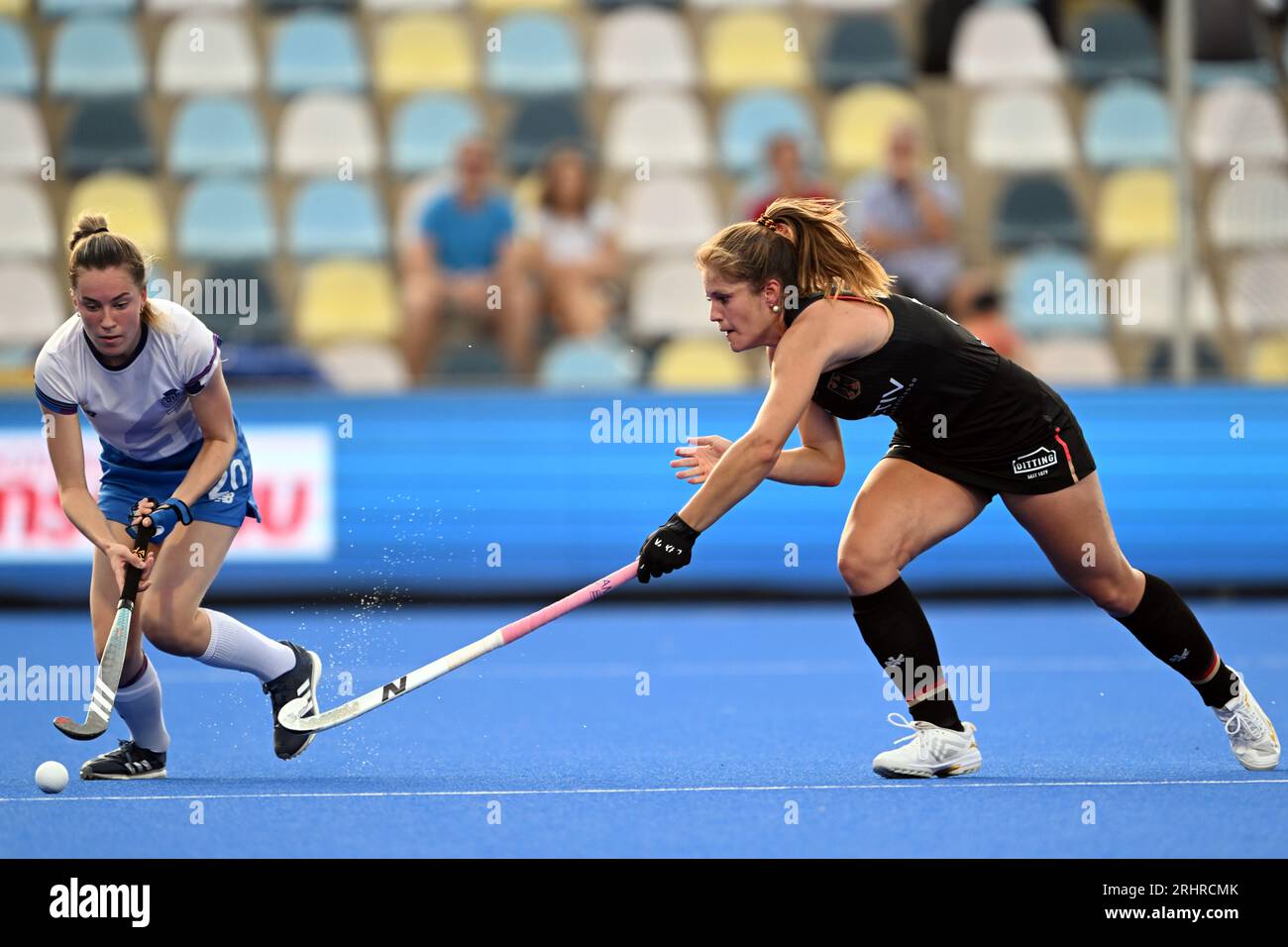 18 August 2023, North Rhine-Westphalia, Mönchengladbach: Field hockey ...
