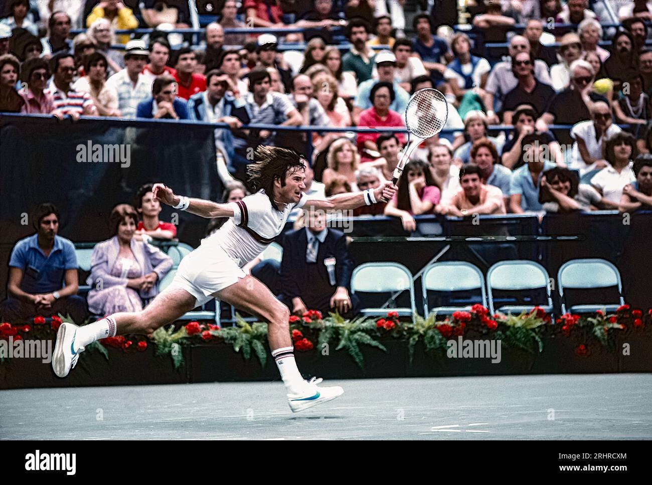 Jimmy Connors (USA) competing at the 1981 US Open Tennos Stock Photo ...