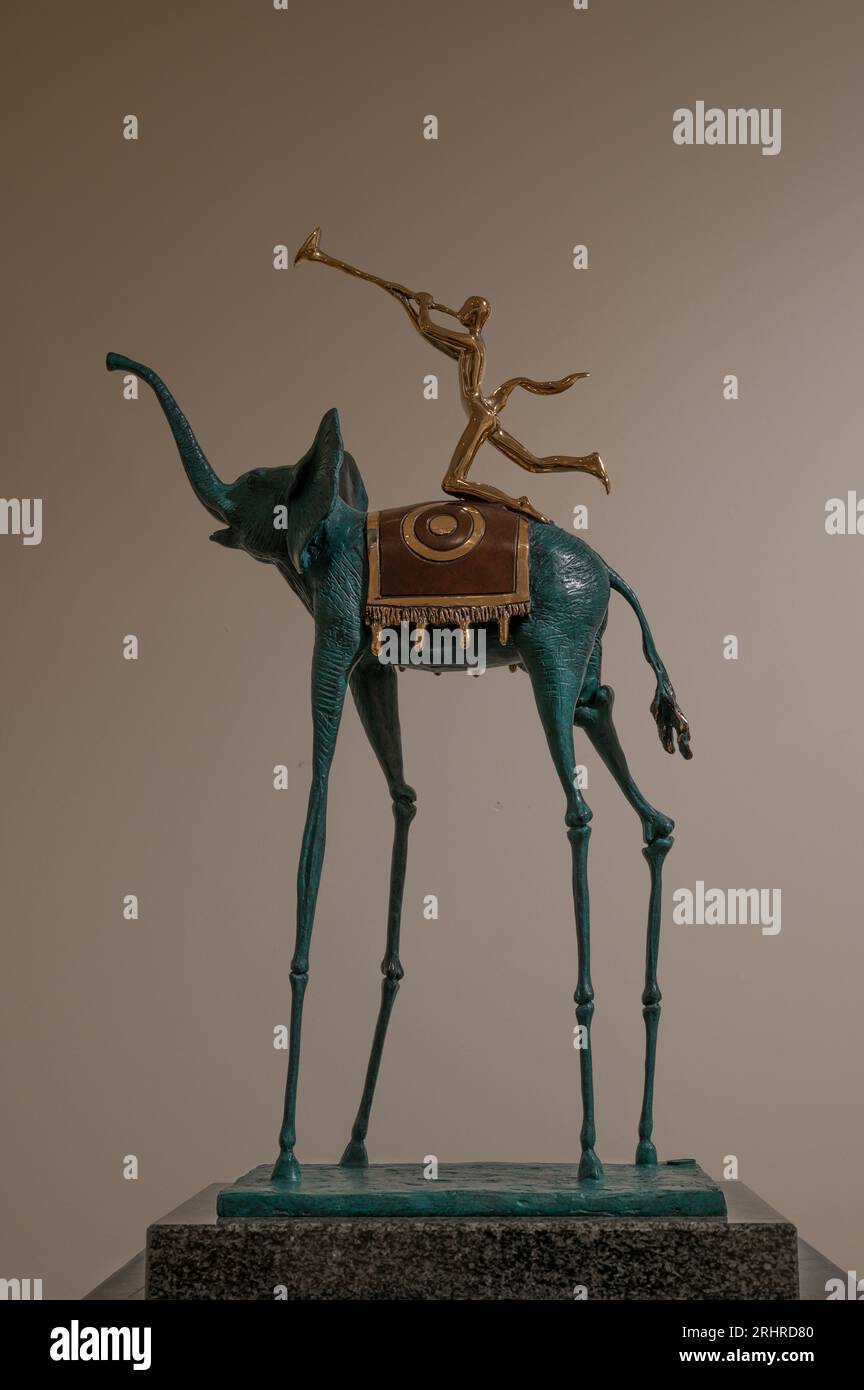 Salvador Dali Elephants With Trumpets