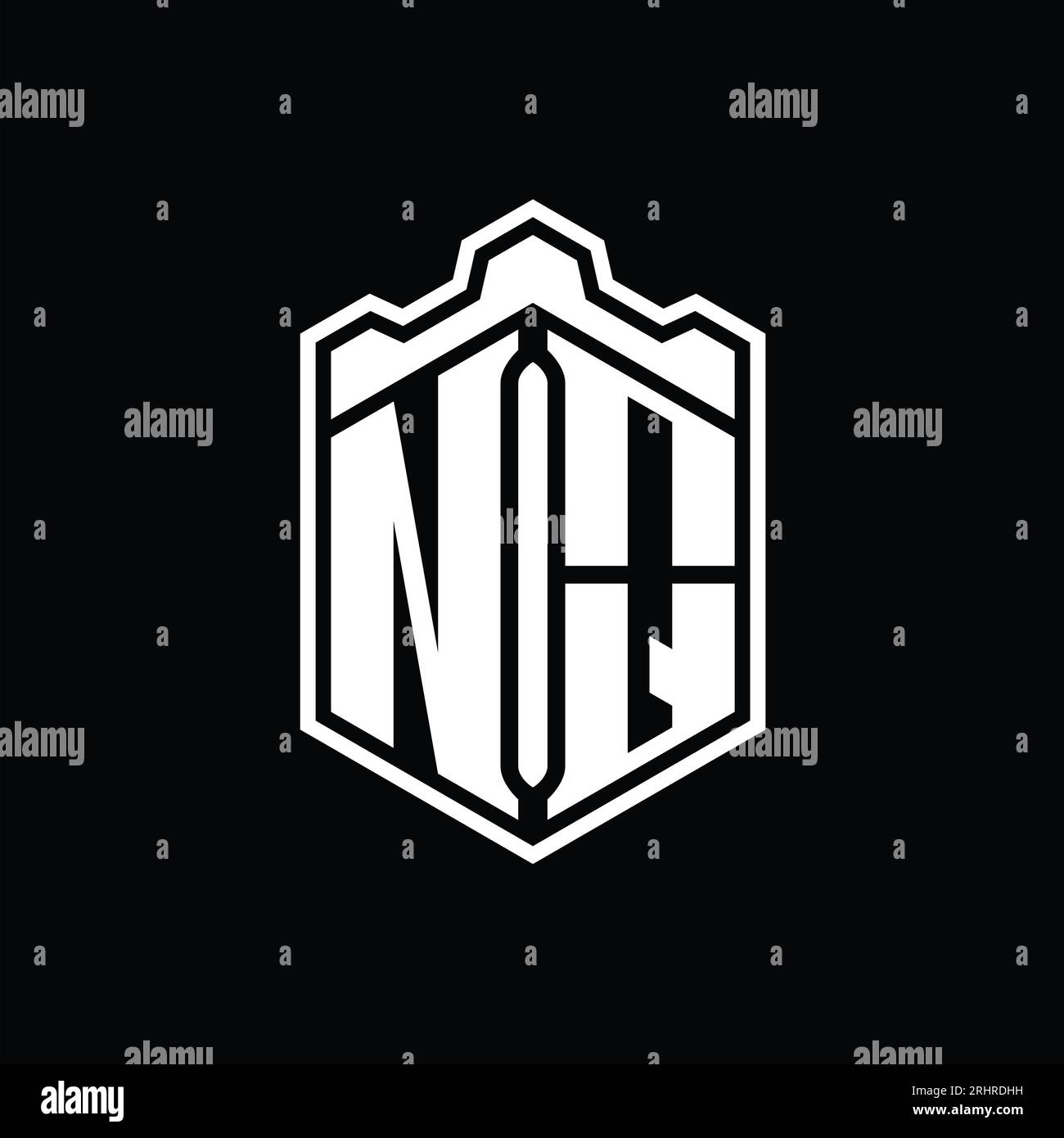 Nq gaming logo hi-res stock photography and images - Alamy